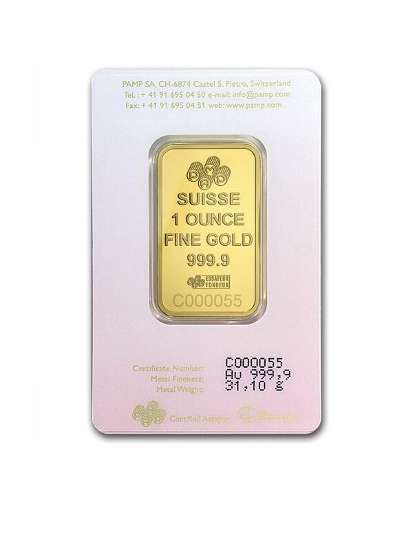 Pamp Suisse, Love Always 1 oz .9999 Gold Bar in Assay – MK Bullion